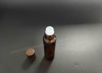 China Amber Glass Roll-On Bottles 10ml 20ml 30ml 50ml with 360° Ball for Essential Oils & Personal Care for sale