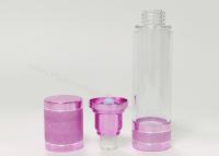 China 50ml Vacuum Airless Pump Bottle for Cosmetic Serum Packaging with 0.1-0.5ml Dosage and 3% Residual Rate for sale
