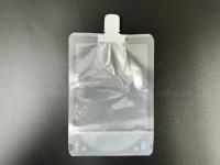 China Transparent Flexible Packaging Stand Up Pouch 8cm x 20cm with PE Coating for Food and Cosmetics for sale