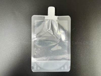 China Transparent Flexible Packaging Stand Up Pouch 8cm x 20cm with PE Coating for Food and Cosmetics for sale
