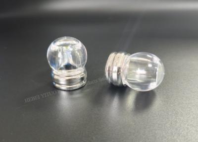 China Transparent Spherical Acrylic Perfume Bottle Caps 24mm x 37mm Customizable Branding Options for sale