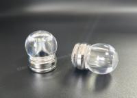 China Transparent Spherical Acrylic Perfume Bottle Caps 24mm x 37mm Customizable Branding Options for sale