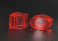 China Red Plastic Perfume Bottle Caps 28.5mm x 42mm Leak Proof with Custom Logo Options for sale