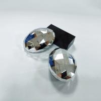 China Elliptical Lattice Plastic Perfume Bottle Caps 15mm Inner Diameter 49x67mm Dimensions for sale