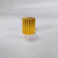 China Round Metal Perfume Bottle Caps with Gold Plating - 1000pcs MOQ, PVD Coating for Durability for sale