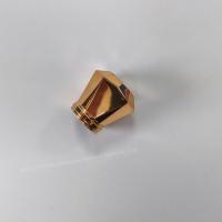 China Round Metal Perfume Bottle Caps with Gold Plating - 1000pcs MOQ, PVD Coating for Durability for sale
