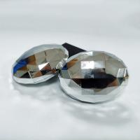 China Elliptical Lattice Plastic Perfume Bottle Caps 15mm Inner Diameter 49x67mm Dimensions for sale