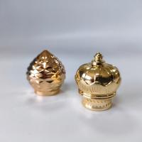 China Sturdy Gold Perfume Cap Lids with Smooth Polishing - 1000pcs MOQ for Fragrance Bottle Packaging for sale