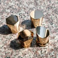 China Premium Gold-Plated Metal Perfume Lids - 1000pcs MOQ with Custom Logo Options for Luxury Fragrance Bottles for sale