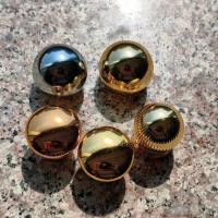 China Durable Metal Perfume Bottle Caps with Magnetic Closure - 1000pcs MOQ, Gold/Silver Colors, CNC Machining for sale