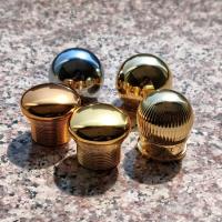 China Durable Metal Perfume Bottle Caps with Magnetic Closure - 1000pcs MOQ, Gold/Silver Colors, CNC Machining for sale
