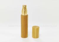 China 10ml Refillable Spray Bottle with Bamboo Cap - Eco-Friendly Cylinder Glass Container for Perfumes & Essential Oils for sale