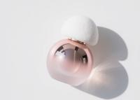 China 50ml Round Transparent Glass Perfume Bottles 10.1cm Height with Spray and Pump Sealing Options for sale