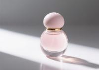 China 50ml Round Transparent Glass Perfume Bottles 10.1cm Height with Spray and Pump Sealing Options for sale