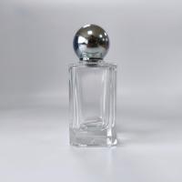 China Borosilicate Glass Perfume Bottles 50ml with 100,000 Press Cycle Spray Pump - Custom Sizes 5ml to 100ml for sale