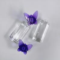 China Custom Butterfly Glass Perfume Bottles 5ml-100ml Capacity with Zinc Alloy Caps for Home Decoration for sale