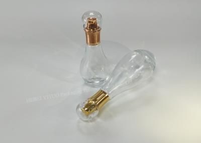China Custom Glass Lotion Bottles 100ml with Press Pump - Transparent Packaging for Skincare Products for sale