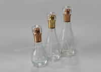 China Custom Glass Lotion Bottles 100ml with Press Pump - Transparent Packaging for Skincare Products for sale