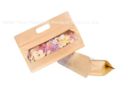 China ECO Paper Packaging Pouch 22cm x 12cm Airtight Self-Sealing Bag for Takeaway & Baked Goods for sale