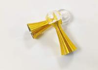 China Luxury Perfume Bottle Cap with Crystal Ball Top - Gold Metal Base, 1000pcs MOQ, Customizable Design for sale