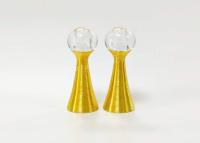 China Luxury Perfume Bottle Cap with Crystal Ball Top - Gold Metal Base, 1000pcs MOQ, Customizable Design for sale