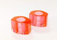 China Red Plastic Perfume Bottle Caps 28.5mm x 42mm Leak Proof with Custom Logo Options for sale