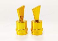 China Gold Sarin Special Shape Perfume Bottle Cap 57mm x 24mm Leak Proof Blow Molding for sale