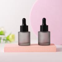 China 1oz Essential Oil Bottle - 30ml Round Macaron Borosilicate Glass with Gold Dropper Cap for Aromatherapy for sale