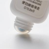 China 20ml Square Plastic Roll On Bottles with Roller Ball Dispenser - 4.5cm x 8.5cm Dimensions for Essential Oils and Perfumes for sale