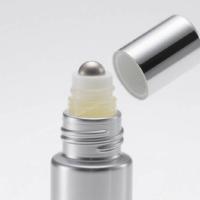 China 2oz Lavender Roller Bottle for Lip Gloss - 5.5cm Width Glass/Plastic Container with Metal Rollerball for sale