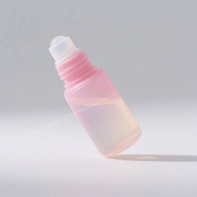 China 2oz Plastic Roll-On Bottle 10ml Capacity with Leak-Proof Screw Cap in Pink Color 2.5×6.5cm Dimensions for sale