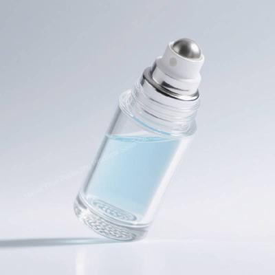 China 10ml Blue Roller Bottles 4oz Matt Cylinder Shape for Essential Oils and Perfumes for sale