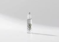 China Clear 12ml Roller Bottles Bulk - Crystal Cylinder Shape Roll-On Oil Bottles in Plastic or Glass for sale
