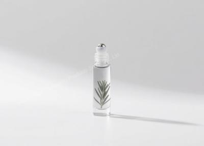 China Clear 12ml Roller Bottles Bulk - Crystal Cylinder Shape Roll-On Oil Bottles in Plastic or Glass for sale