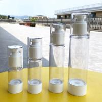 China Leak Proof Airless Pump Bottle 15.3cm Plastic for Skin Care Packaging for sale
