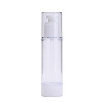 China Empty Lotion Bottles 110mm x 40mm Printing Area PMMA Plastic Leakproof Custom Logo for sale