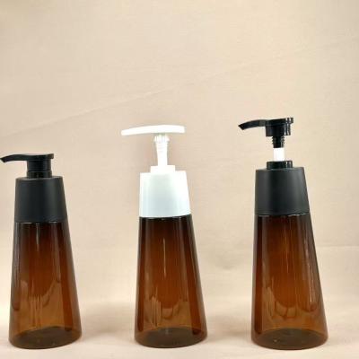 China Blow Molding 8cm Shampoo Bottle 250ml Empty Pump Bottle for Hair Care Packaging for sale