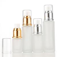 China 100ml Glass Lotion Bottle with Press Pump - Custom Logo Reusable Packaging (MOQ 1000pcs) for sale