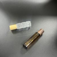 China 18ml Crystal Roller Bottles 2.2cm x 8.2cm Leak-Proof Glass and Plastic Essential Oil Dispensers for sale