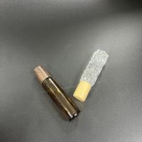 China 18ml Crystal Roller Bottles 2.2cm x 8.2cm Leak-Proof Glass and Plastic Essential Oil Dispensers for sale