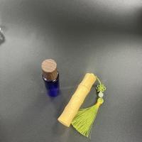 China 5ml Peppermint Roller Bottles Bulk with Wooden Cap - Glass & Plastic Options 1cm x 3cm for sale