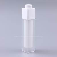 China Plastic Airless Pump Bottles 3.1cm x 15.3cm for Skin Care Packaging with Custom Colors for sale