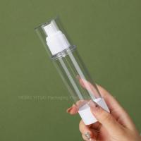 China Sanitary PP Airless Pump Bottle 3.1cm x 15.3cm Cosmetic Packaging for Skin Care Products for sale