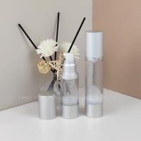 China 50ml Refillable Airless Pump Bottles for Cosmetics - 5.1cm Width × 15.3cm Height BPA-Free PP Plastic Packaging for sale
