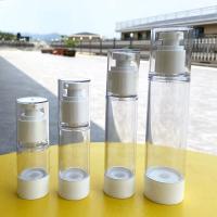 China 100ml Reusable Airless Lotion Pump Bottle with Custom Logo - 5.1cm × 15.3cm PP Plastic Container for sale