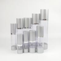 China 100ml Opaque Airless Pump Bottle Cylinder Shape 5.1cm Width PP Plastic Cosmetic Container for sale