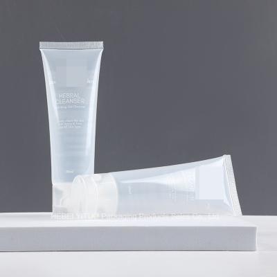 China Custom Clear Plastic Cosmetic Tube 150ml 250ml with 13-60mm Diameter Range for Cream Packaging for sale