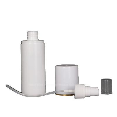 China 3oz White Plastic Atomizer Spray Bottle with Precision Pump for Fragrance and Personal Care Products for sale
