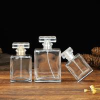 China 100ml Glass Perfume Atomizer Bottle with Spray Pump - Customizable Cosmetic Container for Travel & Personal Care for sale