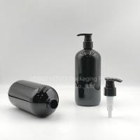 China 500ml Square PET Shampoo Bottle with Press Pump - 30% Recycled Material, Custom Colors for sale